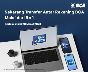 BCA - Information on Minimum Transfer between BCA Accounts