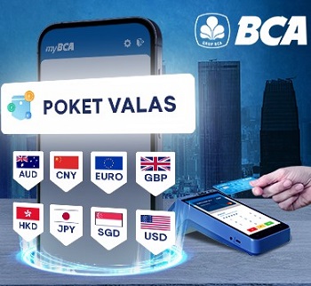 BCA - Changes to Transfer Transaction Limit via Poket Valas on myBCA