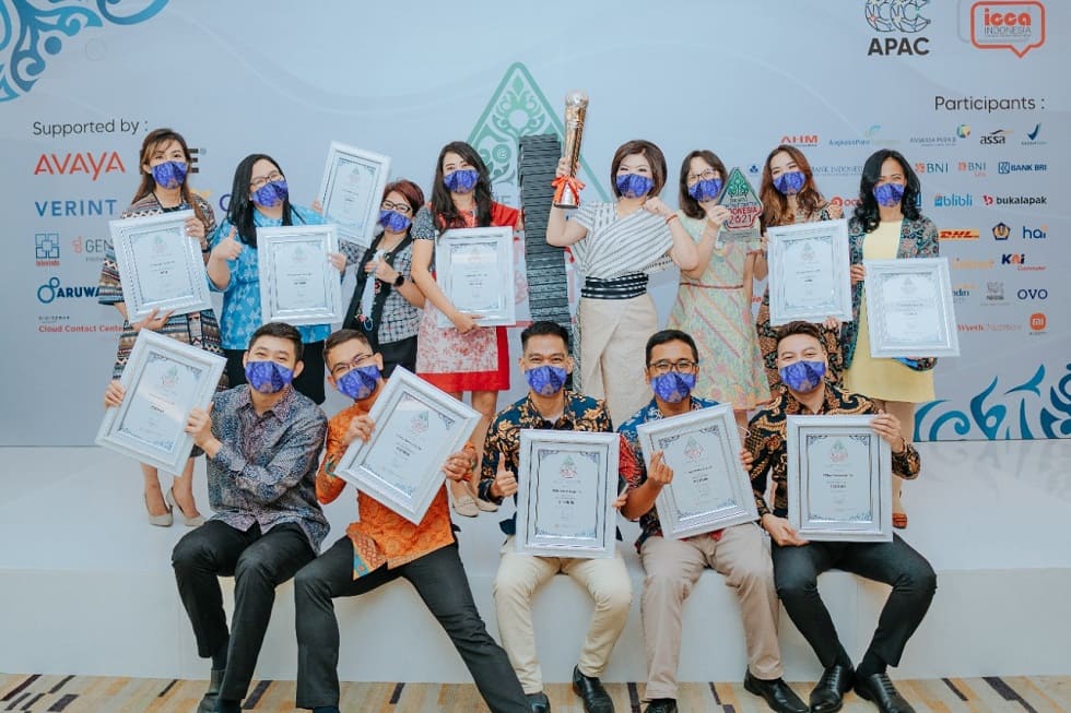 BCA - BCA Grand Champion di The Best Contact Center Indonesia 2021