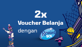 BCA - Jakarta Sneaker Day - 2x Voucher Belanja dengan Reward BCA