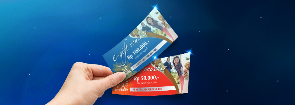 BCA - Get a MAP e-Gift Voucher of IDR 100,000 with transactions via myBCA
