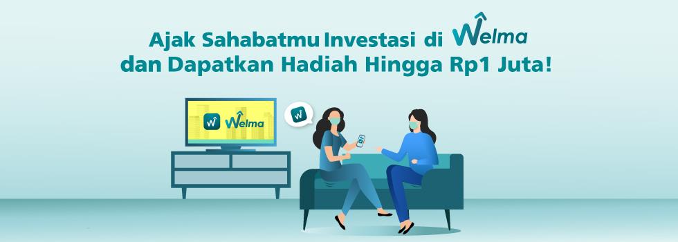 BCA - Welma - Ajak sahabat investasi di Welma dan dapatkan hingga Rp1 juta!
