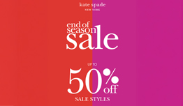BCA - Kate Spade EOSS - Additional Discount Up To 10%