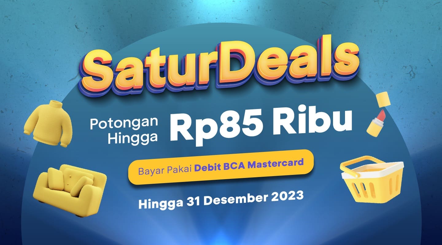BCA - BCA Saturndeals 2023 - Diskon hingga Rp 85 Ribu Setiap Hari Sabtu