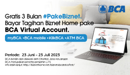 BCA - Biznet - Promo khusus beli 9 bulan gratis 3 bulan berlangganan